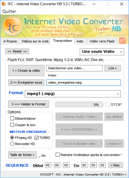 IVCSOFT - IVC - Internet Video Converter TURBO+